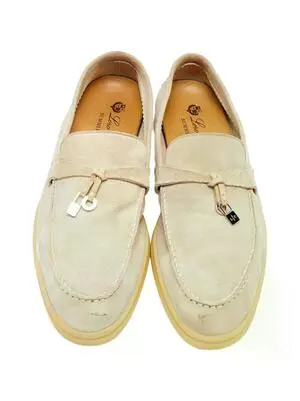 Loro Piana Summer Charms Walk Loafers - Neutrals