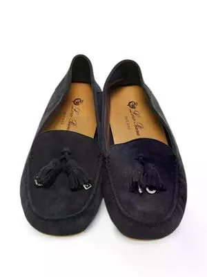Loro Piana Dot Sole Walk Tassel Loafers