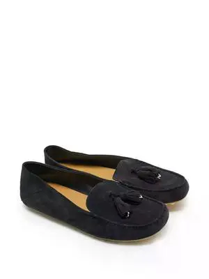 Loro Piana Dot Sole Walk Tassel Loafers