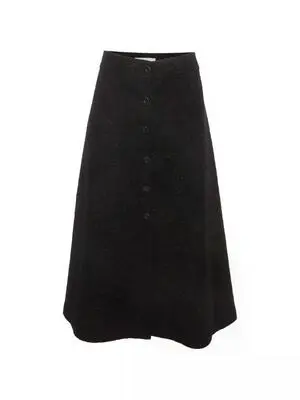 Chloé Button-up Flared Midi Skirt