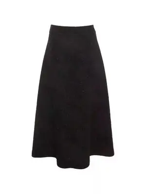 Chloé Button-up Flared Midi Skirt