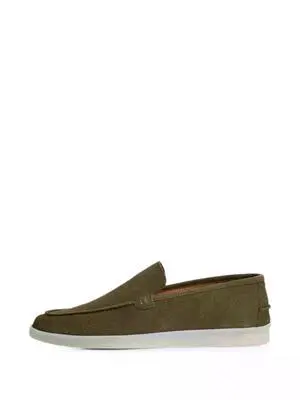 HACKETT LONDON Martins Hand-stitched Suede Loafers