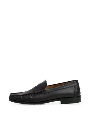 HACKETT LONDON Cobham Leather Loafers