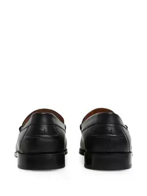 HACKETT LONDON Cobham Leather Loafers