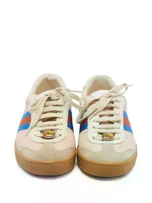 Gucci G74 Web Sneakers - Neutrals