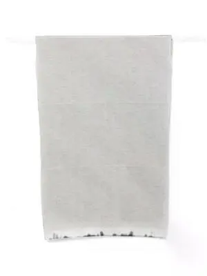 D'ANIELLO Checked Fringed-edge Scarf - Grey