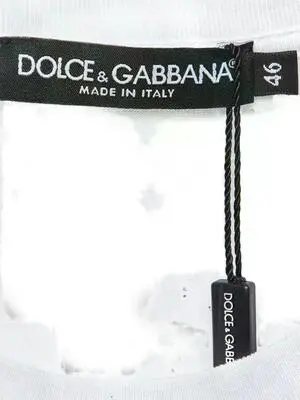 Dolce & Gabbana Dg Logo Embellished T-shirt