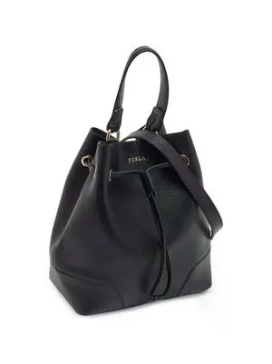 Furla Stacy Drawstring Bucket Bag - Black