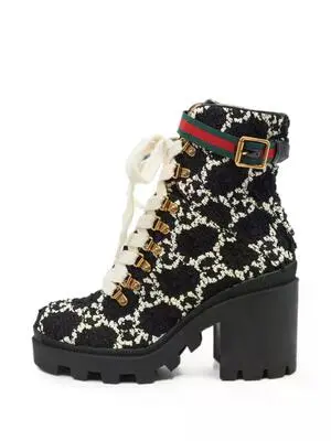 Gucci Striped Boots For Women