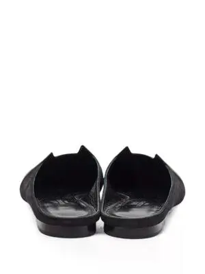 Hermès Roxane Mules With Metallic Trim