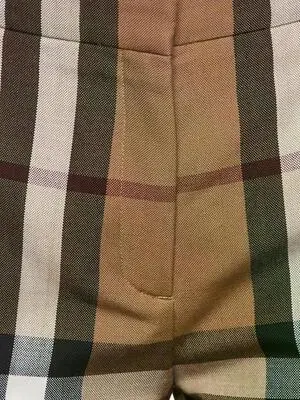 Burberry Giant Checked Straight Leg Trousers