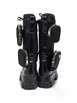 Prada Monolith Utility Combat Boots