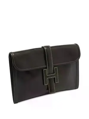 Hermès 1985 29 Jige Elan Clutch Bag - Brown
