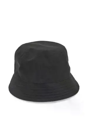 Prada Cotton Logo Band Bucket Hat