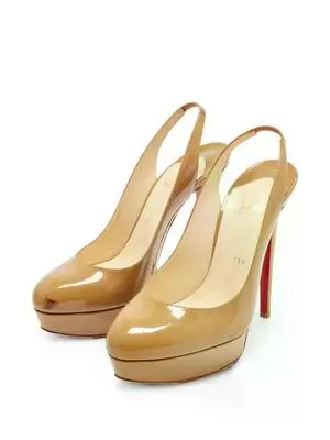CHRISTIAN LOUBOUTIN Bianca Platform Slingback Pumps