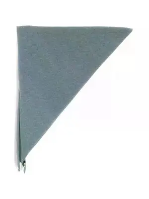 Extreme Cashmere Nº35 Triangle-shaped Bandana Scarf - Blue