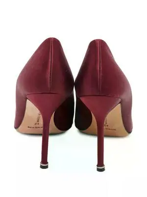 Manolo Blahnik Hangisi Crystal Buckle Pumps