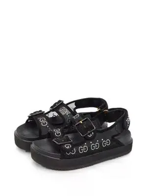 Gucci Crystal Embellished Platform Sandals