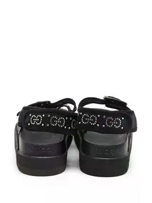 Gucci Crystal Embellished Platform Sandals