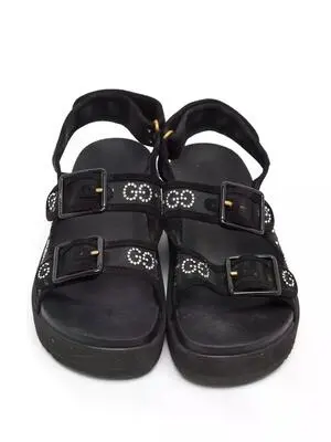 Gucci Crystal Embellished Platform Sandals