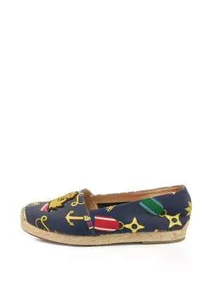 CHRISTIAN LOUBOUTIN Galia Espadrille With Embroidered Crest Patch