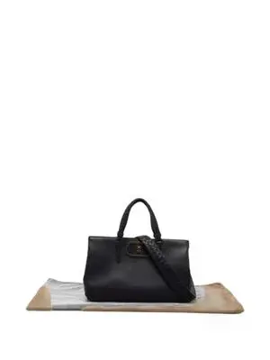 Bottega Veneta Elitica Leather Tote Bag