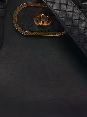 Bottega Veneta Elitica Leather Tote Bag
