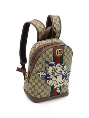 Gucci X Disney Three Little Pigs Ophidia Backpack