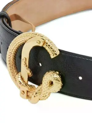 Roberto Cavalli Sculptural Snake Buckle Belt