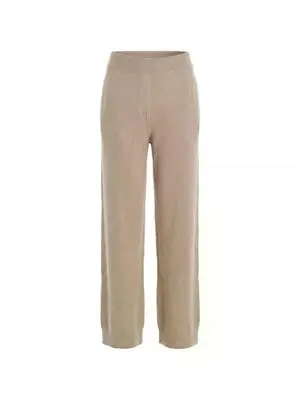Brunello Cucinelli Ribbed-knit Cashmere Trousers - Neutrals
