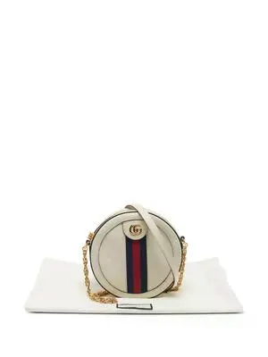 Gucci Ophidia Round Leather Shoulder Bag