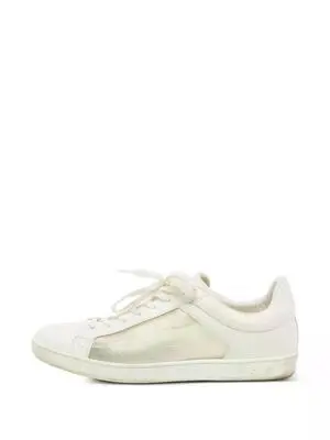 LOUIS VUITTON Luxembourg Monogram Sneakers - White