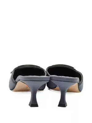 Manolo Blahnik Maysale Pointed-toe Mules