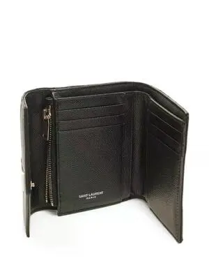 Saint Laurent 2018 Cassandre Matelass Leather Wallet