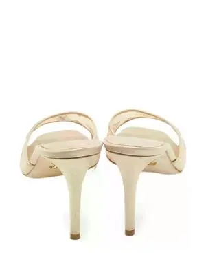 LOUIS VUITTON Revival Crystal-embellished Heeled Sandals
