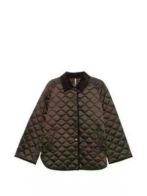 Marina Rinaldi Mrssasia Quilted Corduroy-collar Jacket