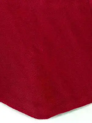 BEYOU Triangular Knitted Scarf - Red