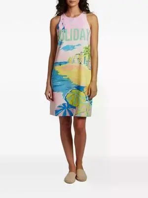 Moschino Landscape-print Mini Dress