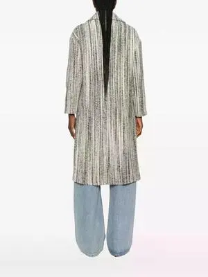 Momoni Chevron-pattern Double-breasted Coat