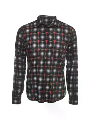 Givenchy Check-print Long-sleeve Shirt
