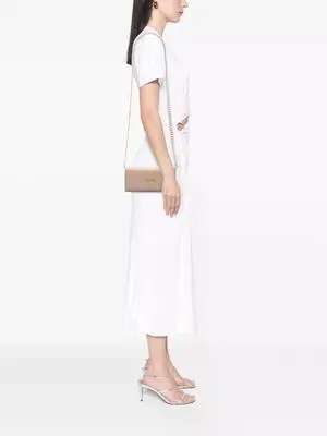 Prada 2010-2026 Saffiano Wallet On Chain Crossbody Bag - Neutrals
