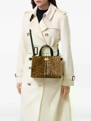 Burberry Mini Leopard-print Cotswolds Tote Bag