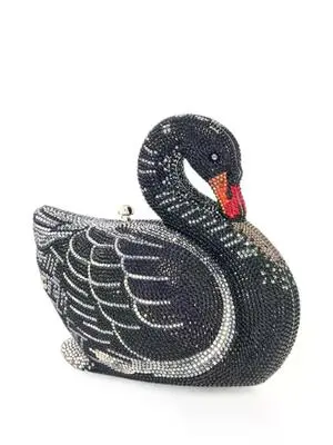 Judith Leiber Odile Crystal-embellished Swan Clutch Bag