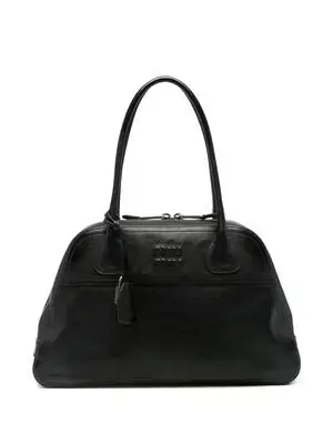 Miu Miu Logo-embossed Leather Shoulder Bag