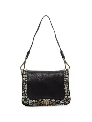 CAMPOMAGGI Perla Studded Leather Shoulder Bag