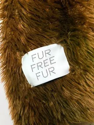 Stella McCartney Faux Fur Patchwork Coat