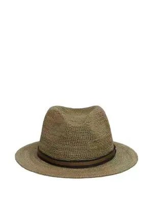 Borsalino Woven Design Fedora Hat
