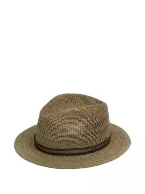 Borsalino Woven Design Fedora Hat