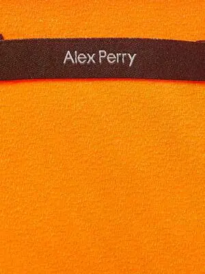Alex Perry Crepe Midi Dress With Sweetheart Neckline