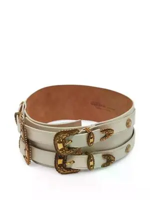 Alexander McQueen Double-buckle Wide Belt